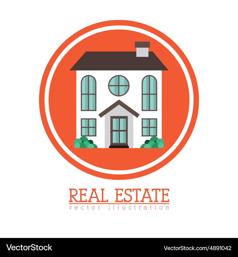 Real estate design Royalty Free Vector Image - VectorStock