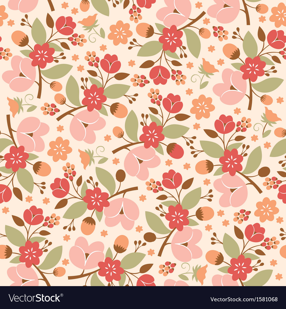 Beauty floral pattern Royalty Free Vector Image Beauty floral pattern Royalty Free Vector Image