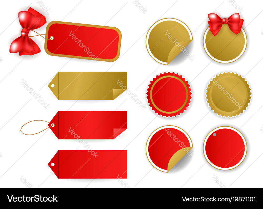 Price tags set Royalty Free Vector Image - VectorStock