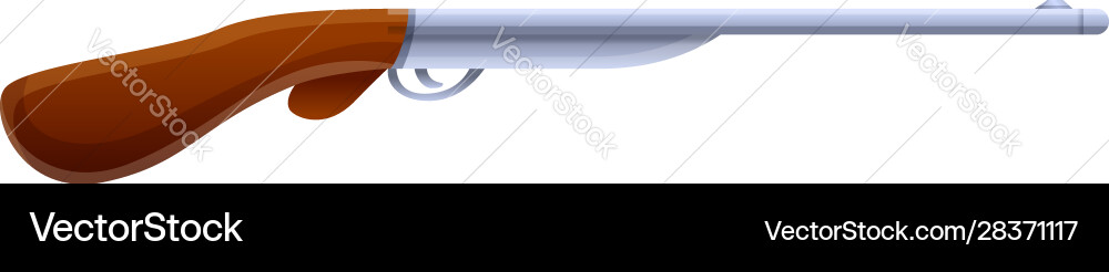 Riffle gun icon cartoon style Royalty Free Vector Image