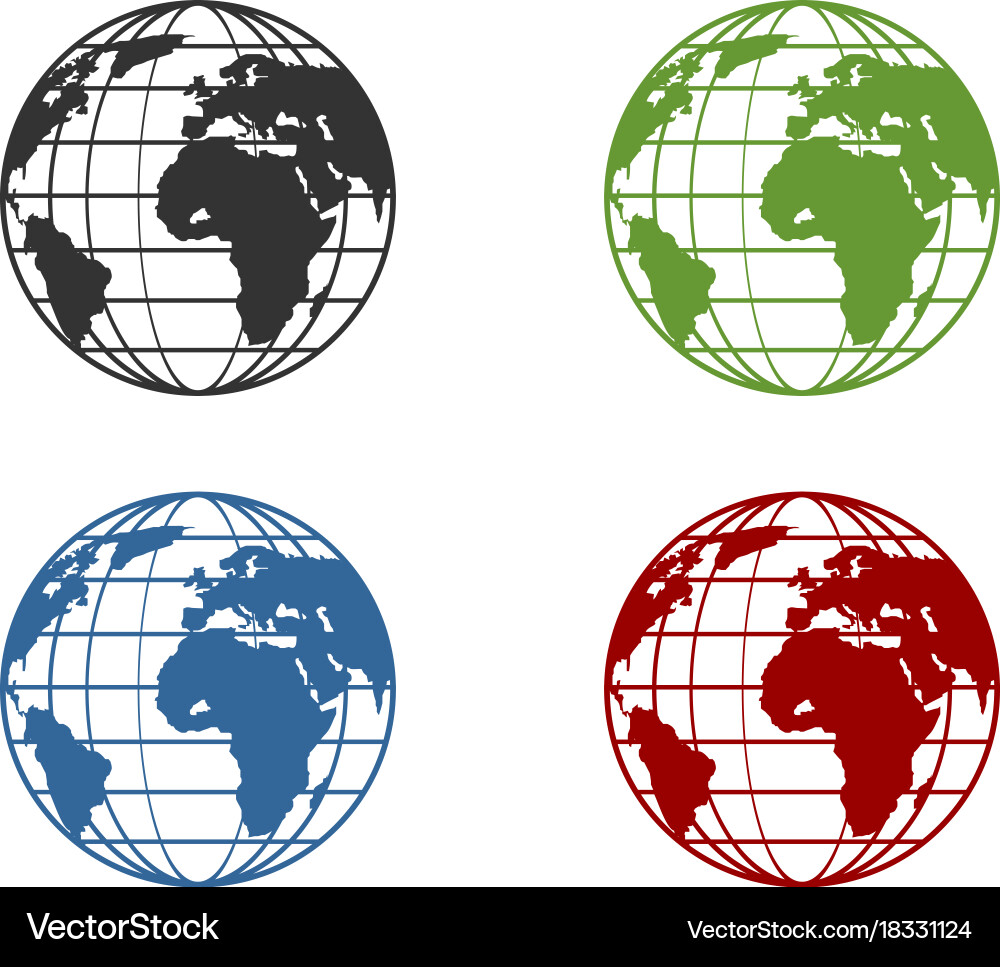Global logo Royalty Free Vector Image - VectorStock