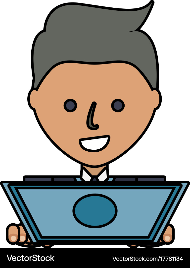 Cartoon man icon Royalty Free Vector Image - VectorStock