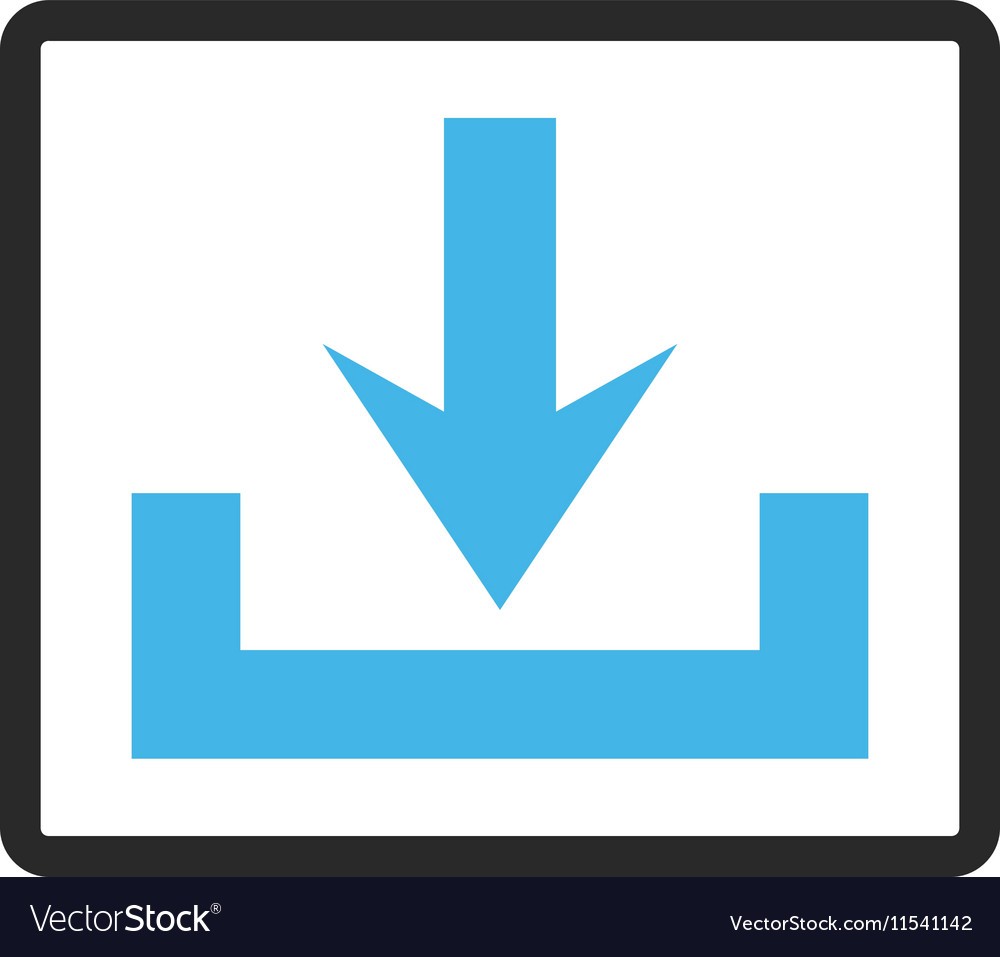 Downloads framed icon Royalty Free Vector Image Downloads framed icon Royalty Free Vector Image