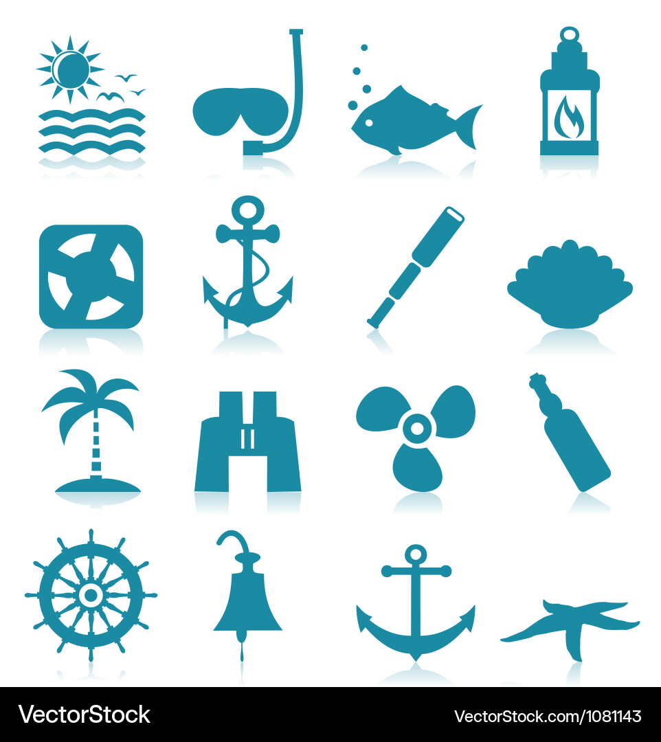 Sea icon Royalty Free Vector Image - VectorStock