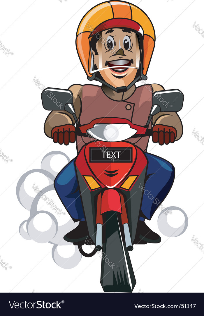 Safety riding Royalty Free Vector Image - VectorStock