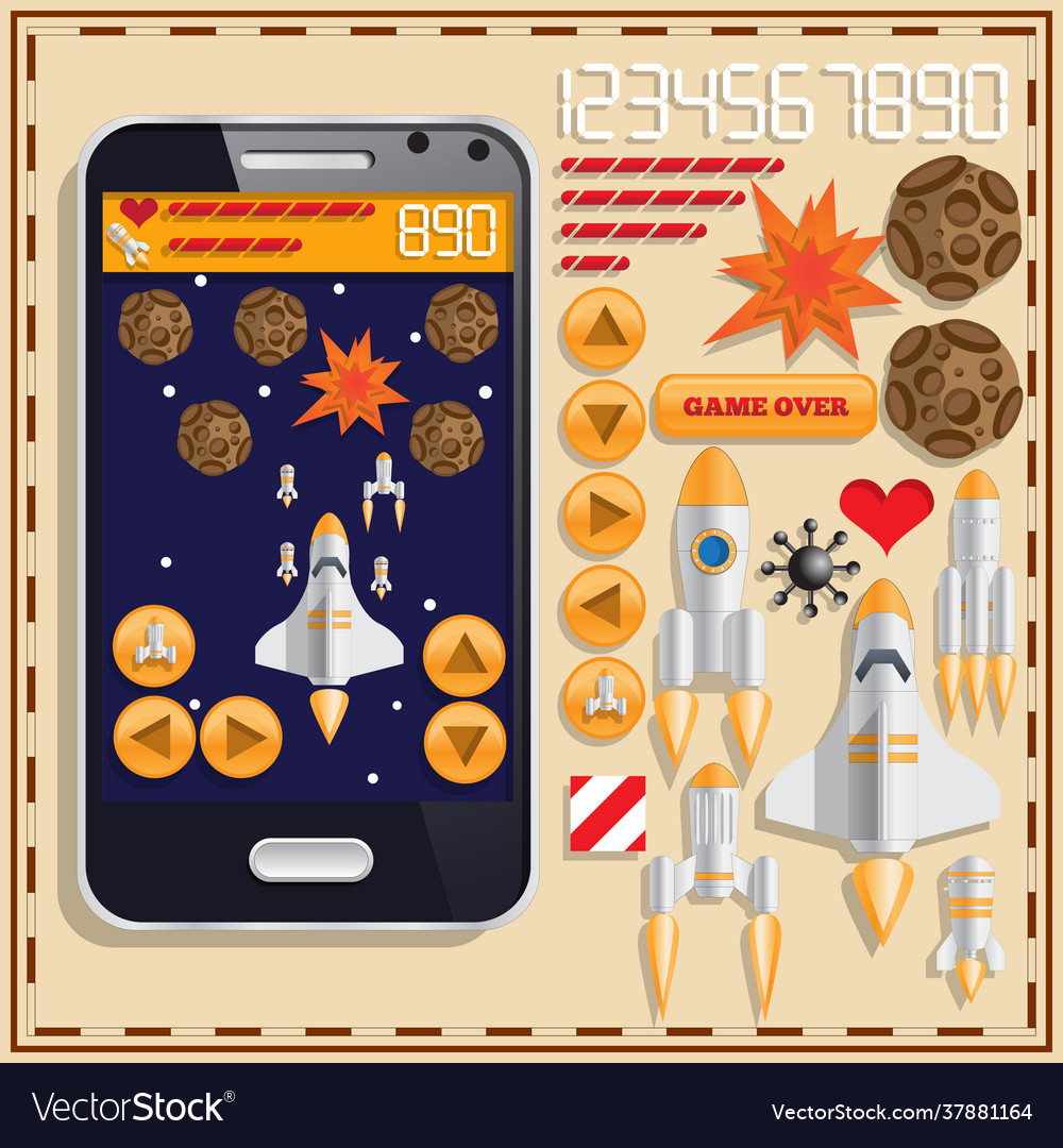 Space theme Royalty Free Vector Image - VectorStock