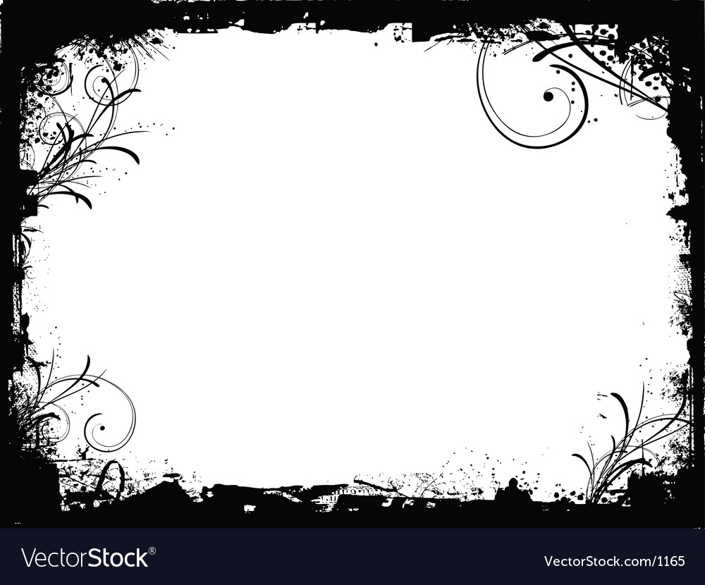 Grunge border Royalty Free Vector Image - VectorStock