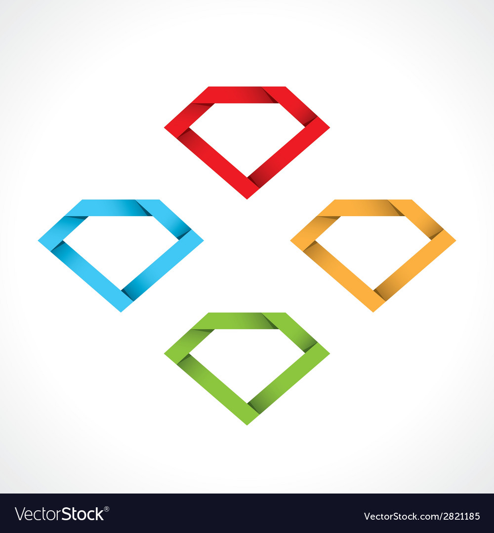 Diamonds Royalty Free Vector Image - VectorStock