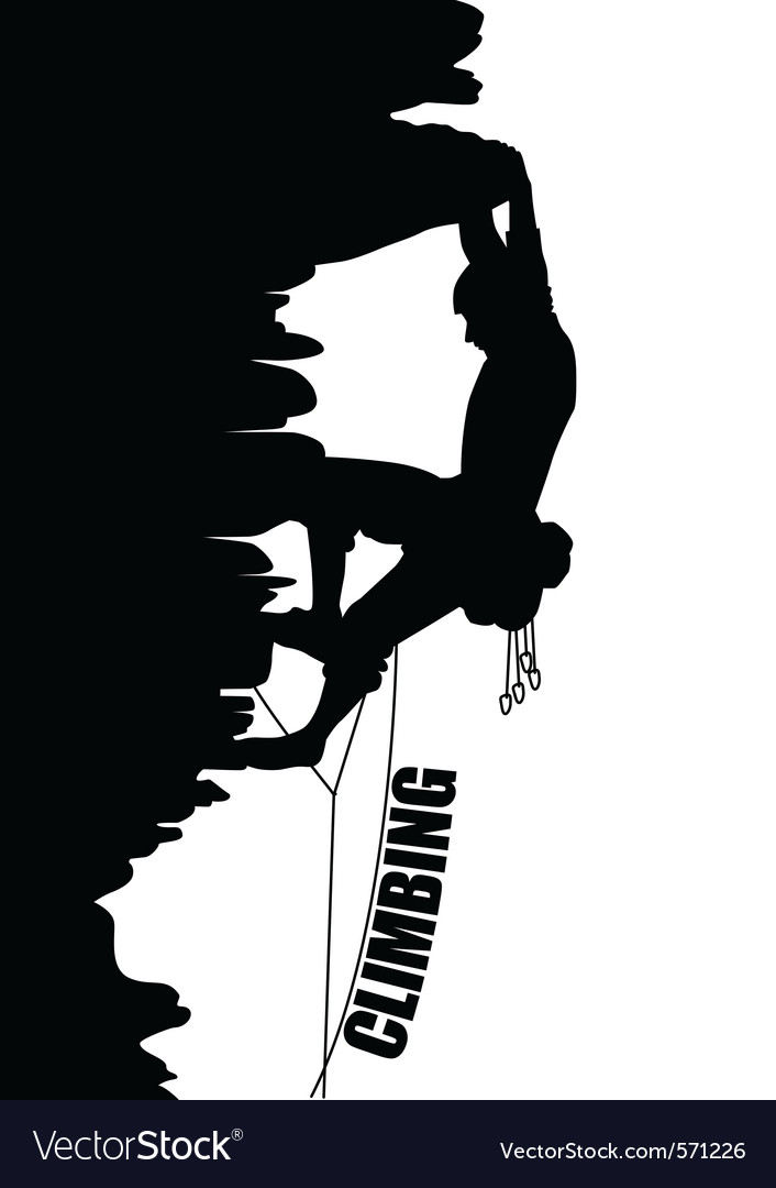 Climbing Royalty Free Vector Image - VectorStock