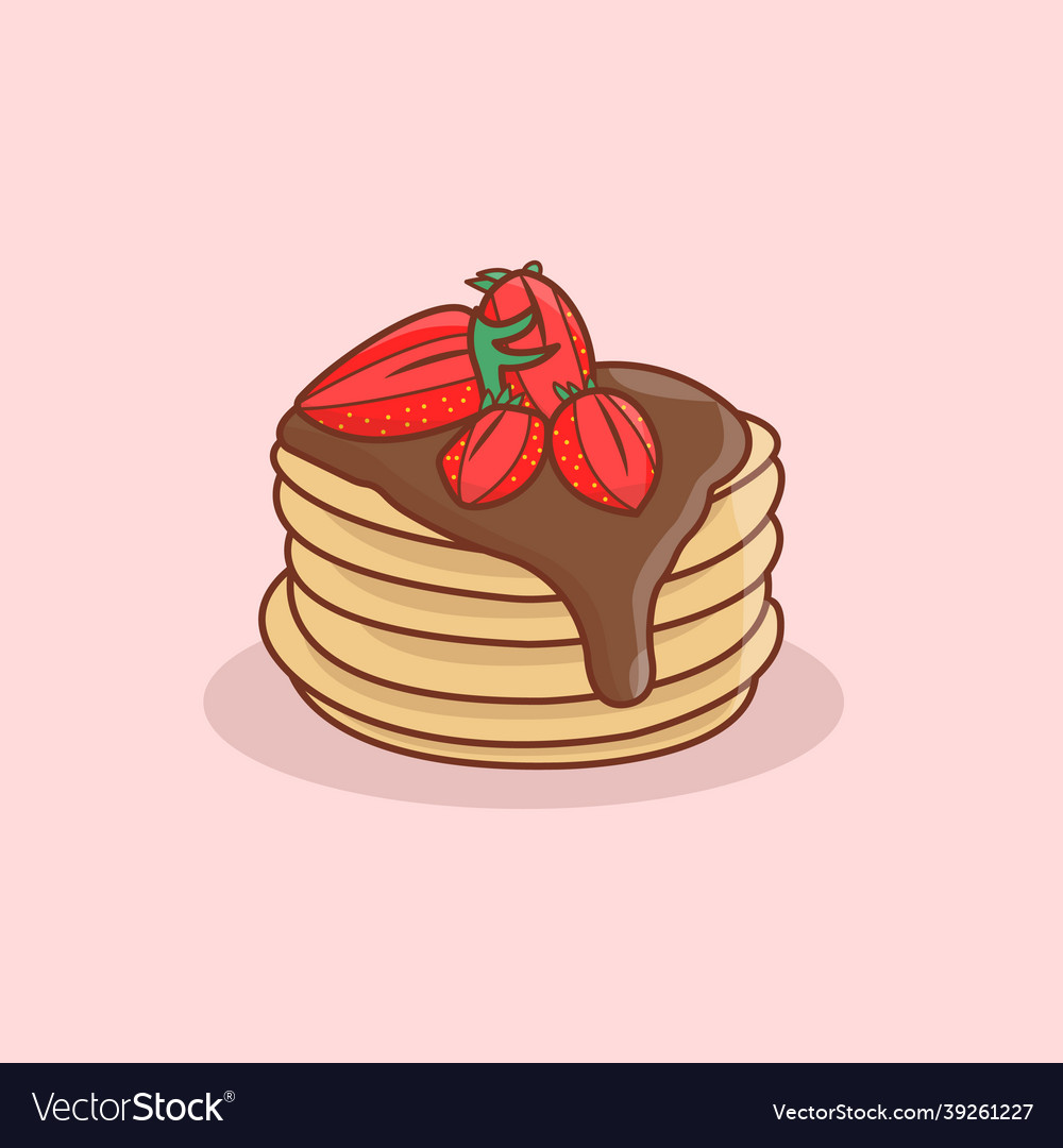 Pancakes Royalty Free Vector Image - VectorStock