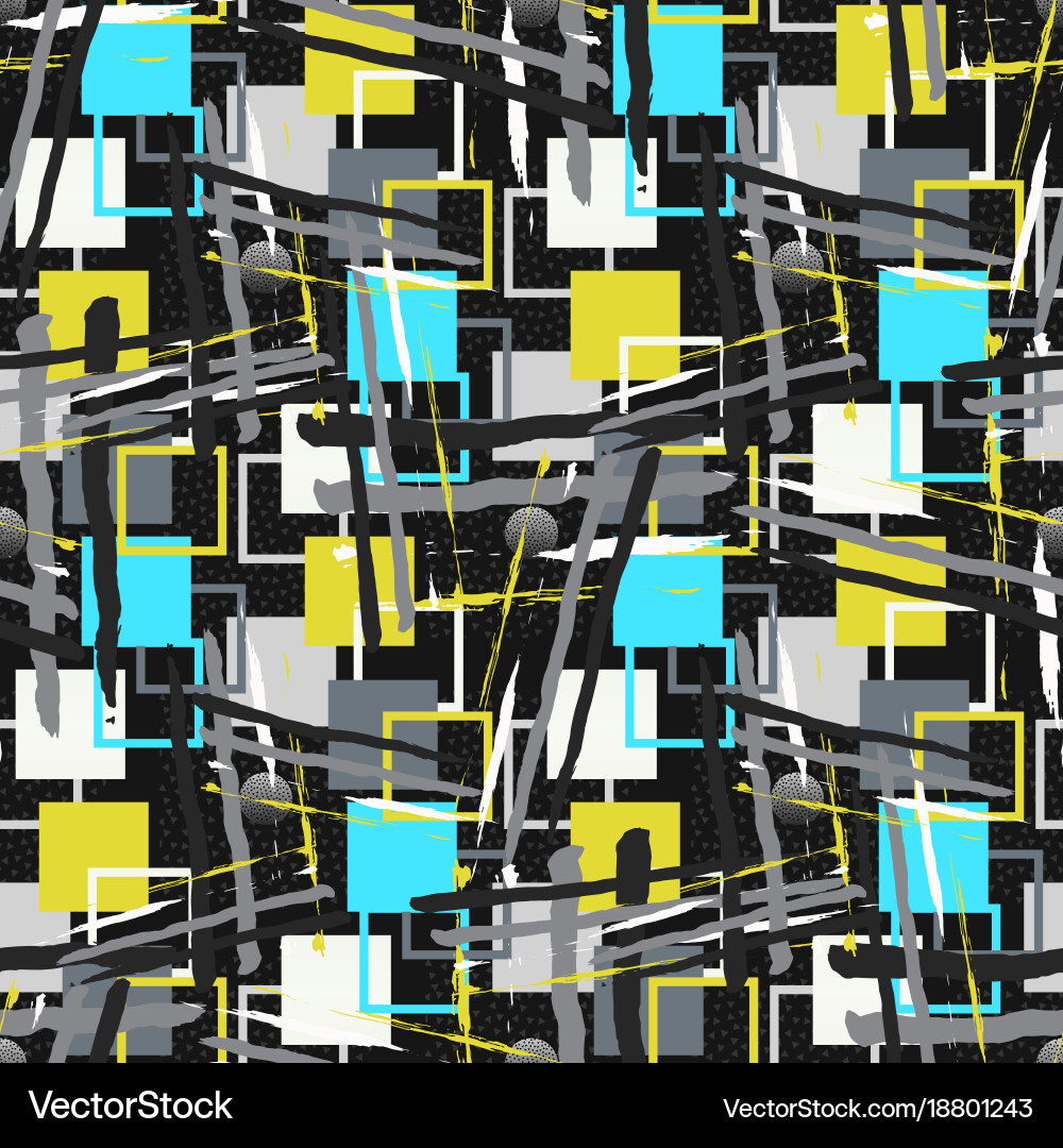 Abstract seamless pattern for girls boys Vector Image