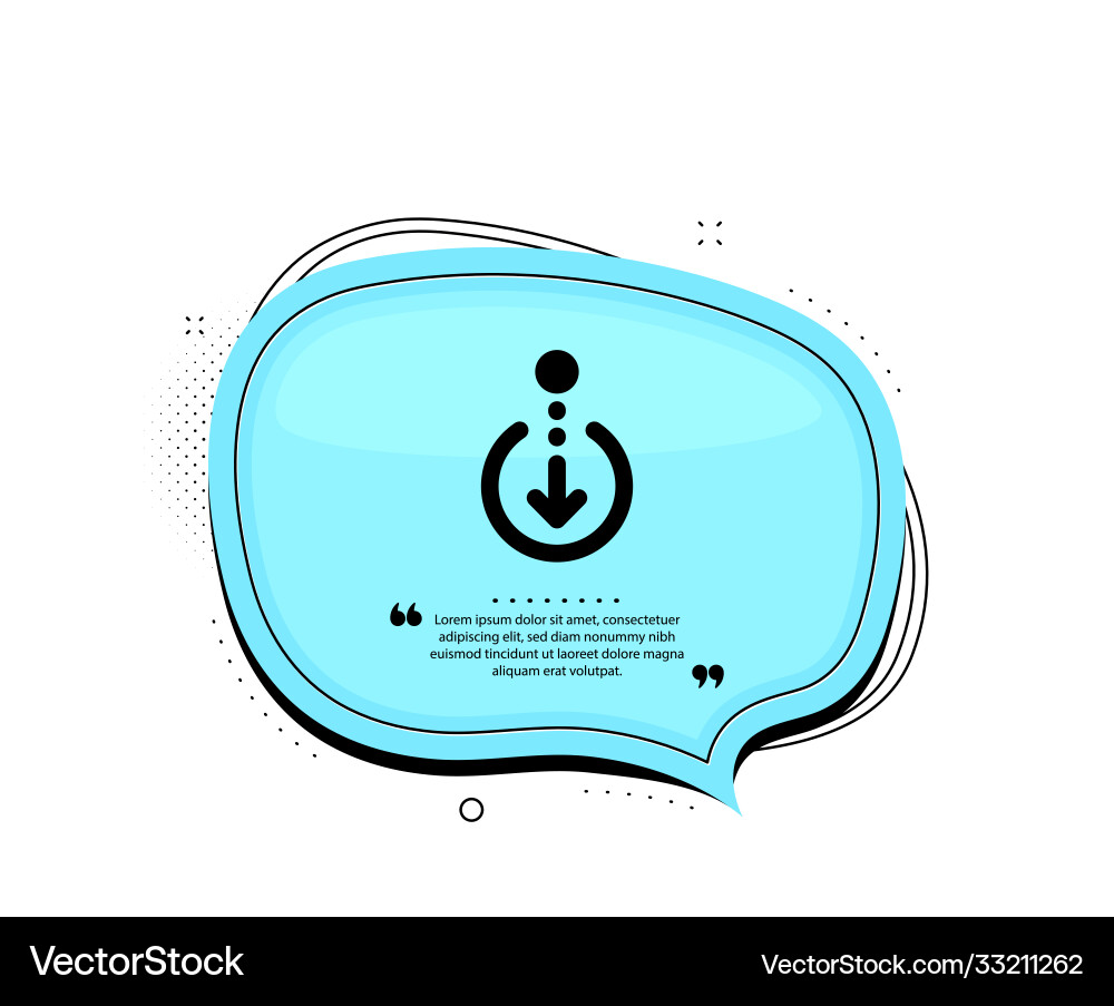 Scroll down arrow icon scrolling screen sign Vector Image