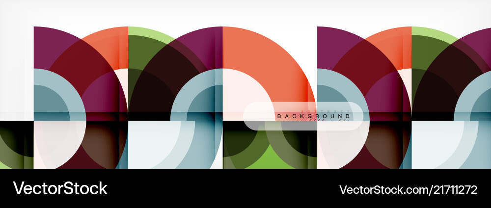 Circular geometric abstract background Royalty Free Vector