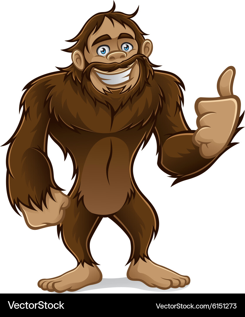 Sasquatch Royalty Free Vector Image - VectorStock