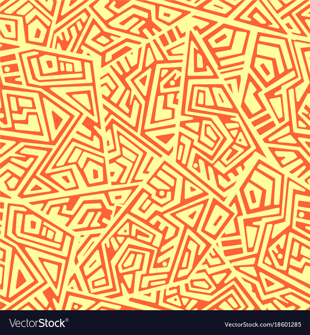 Creative seamless pattern Royalty Free Vector Image