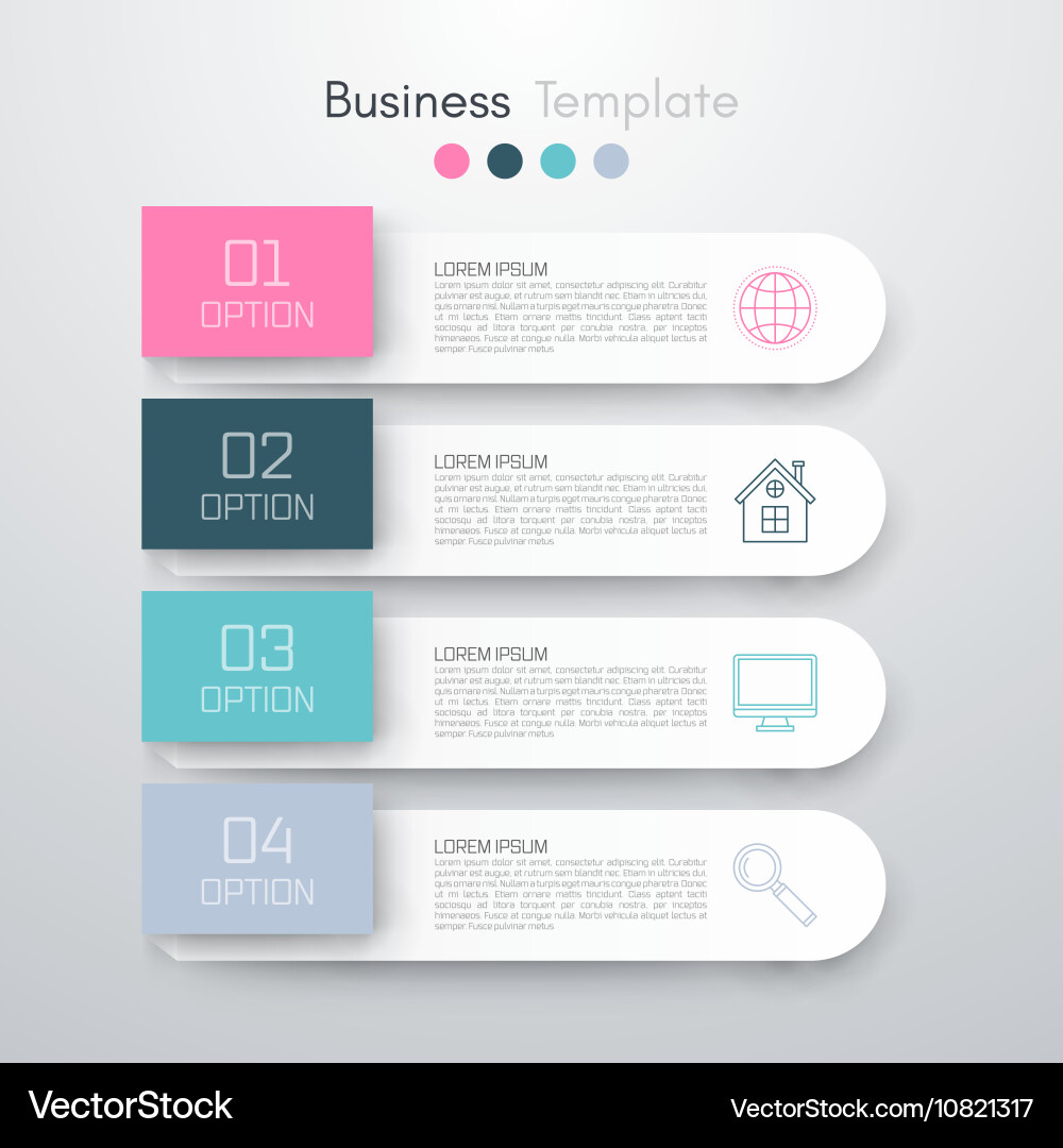 Stock business infographics Royalty Free Vector Image