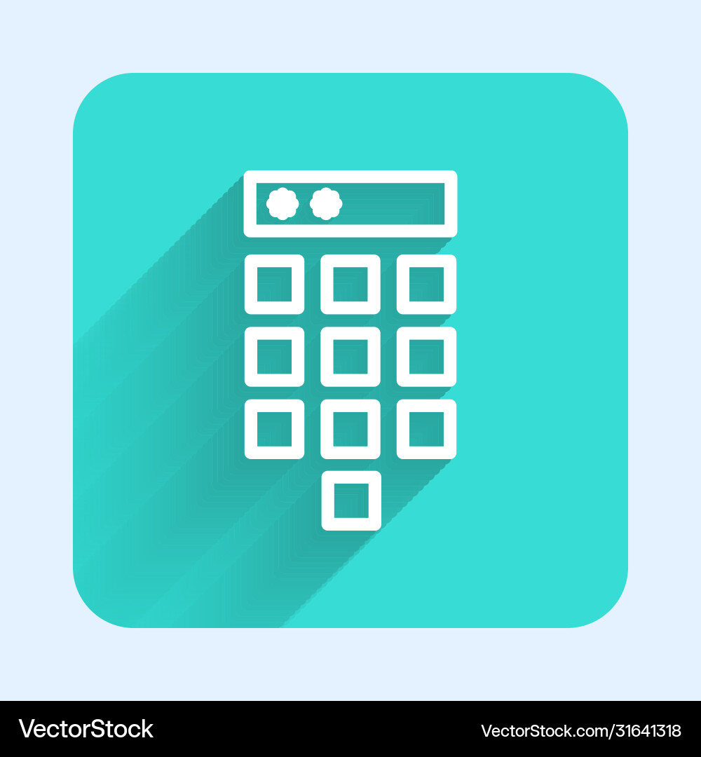 White line password protection and safety access Vector Image