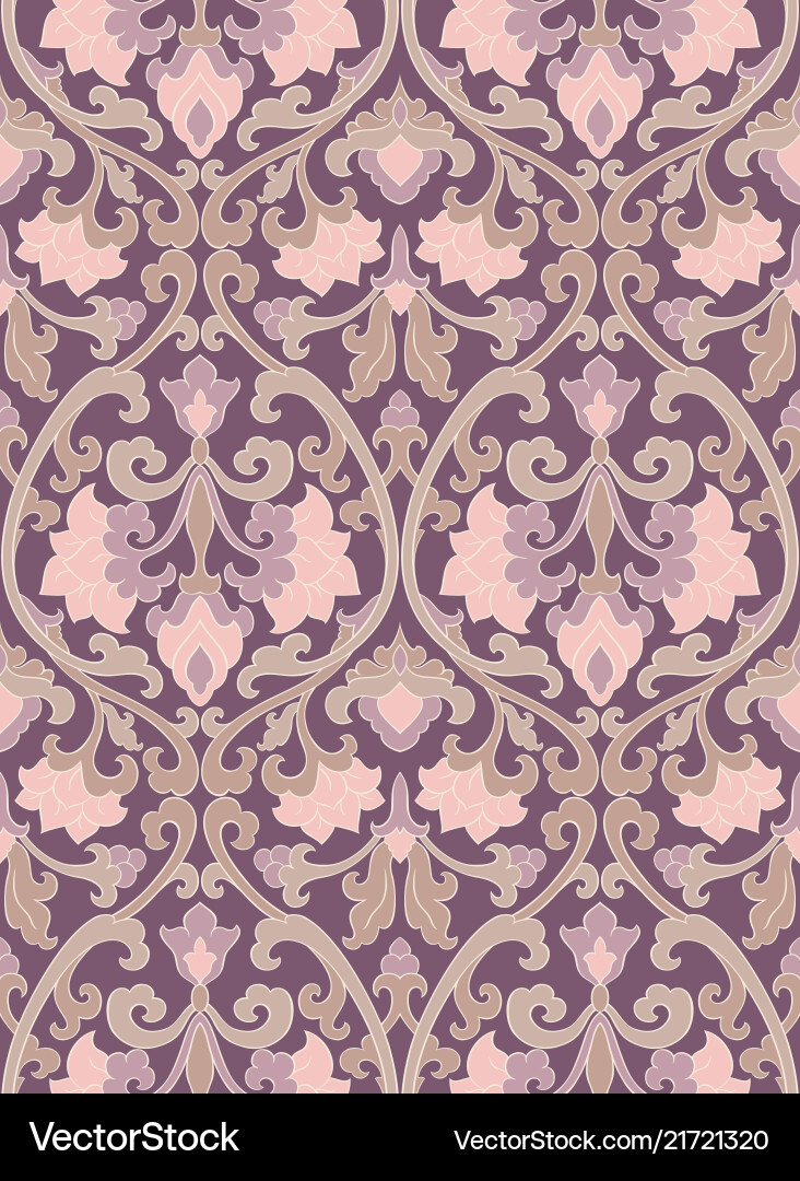 Filigree floral pattern Royalty Free Vector Image