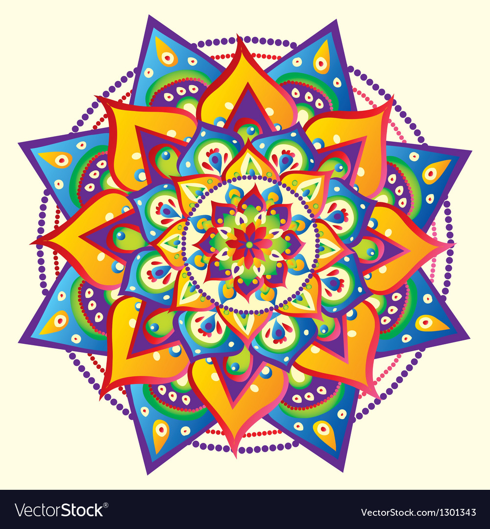 Mandala Royalty Free Vector Image - VectorStock