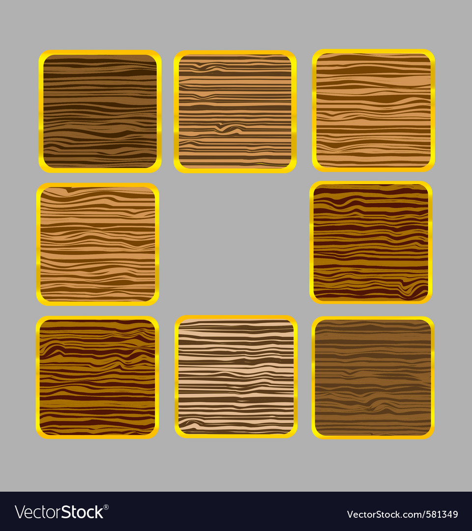 Web wood frames Royalty Free Vector Image - VectorStock