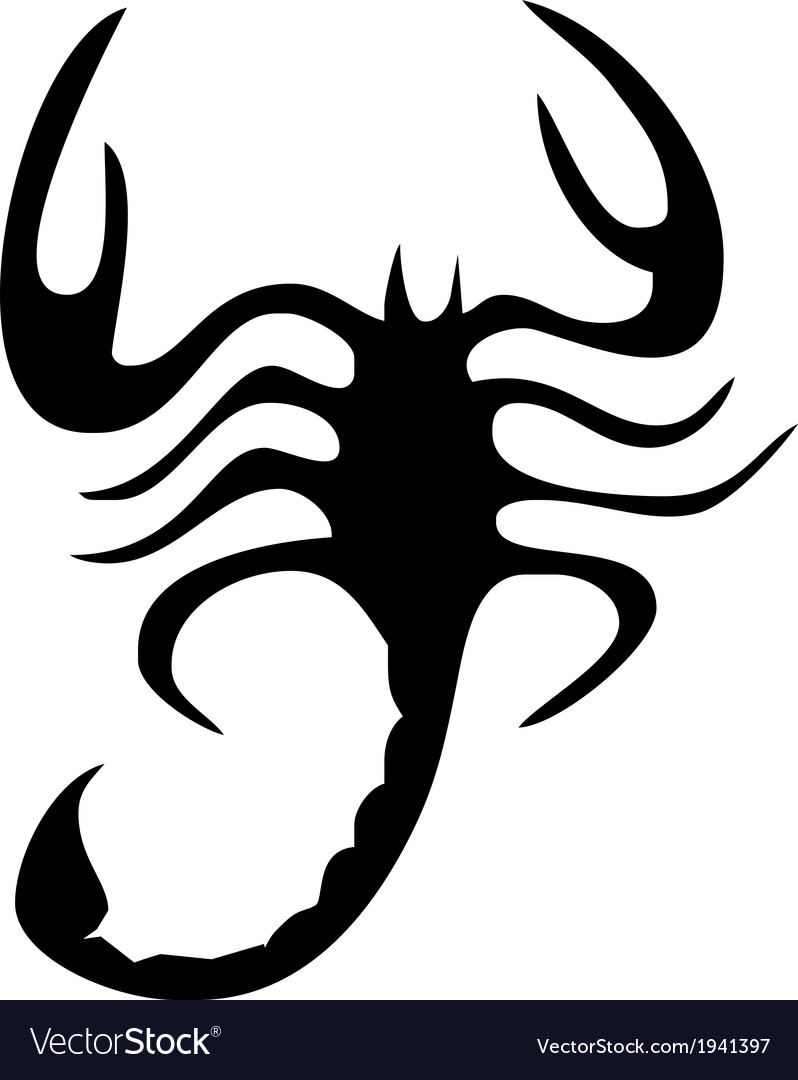 Tribal Scorpion Royalty Free Vector Image - VectorStock Tribal Scorpion Royalty Free Vector Image - VectorStock