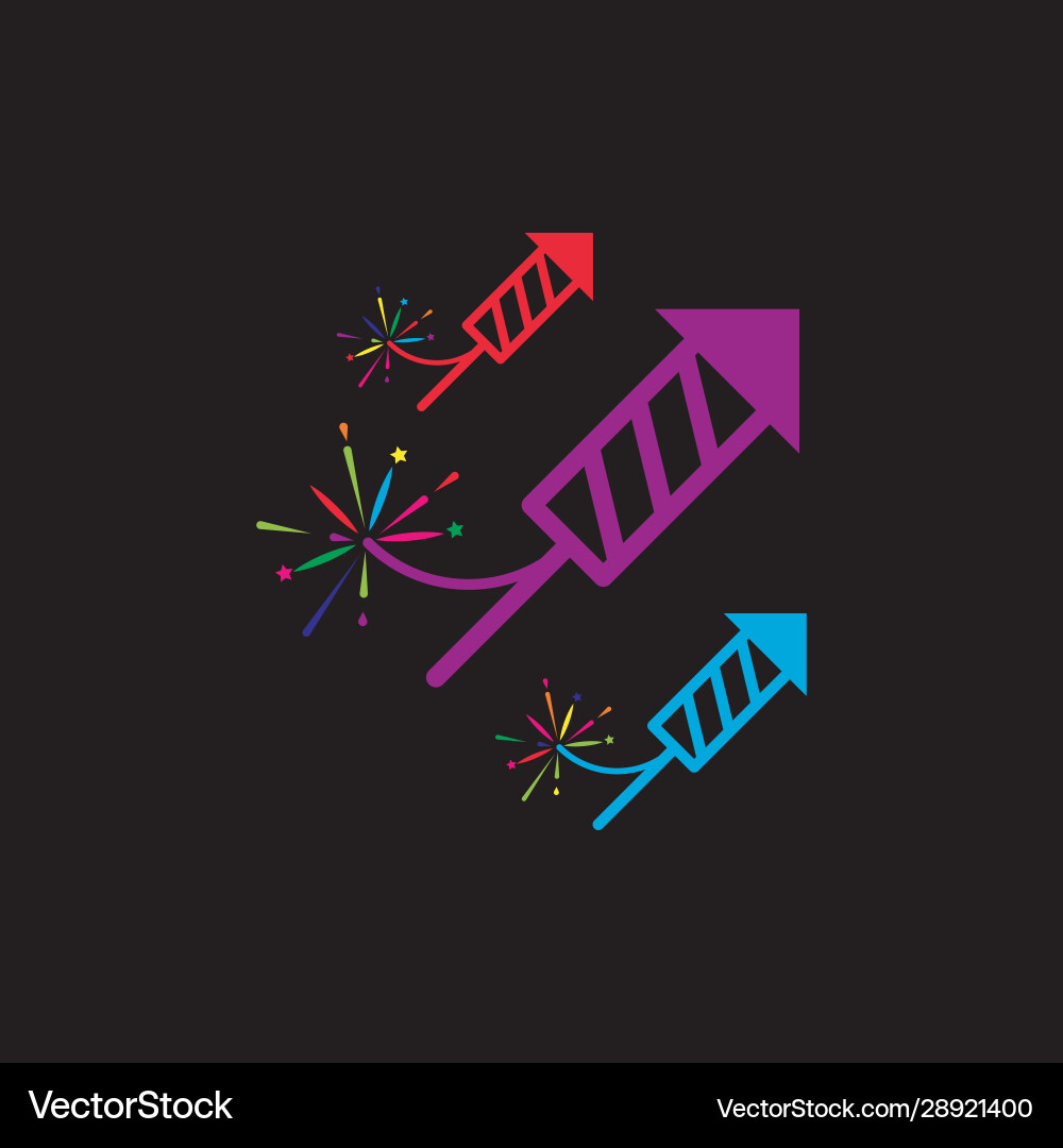 Firework icon Royalty Free Vector Image - VectorStock