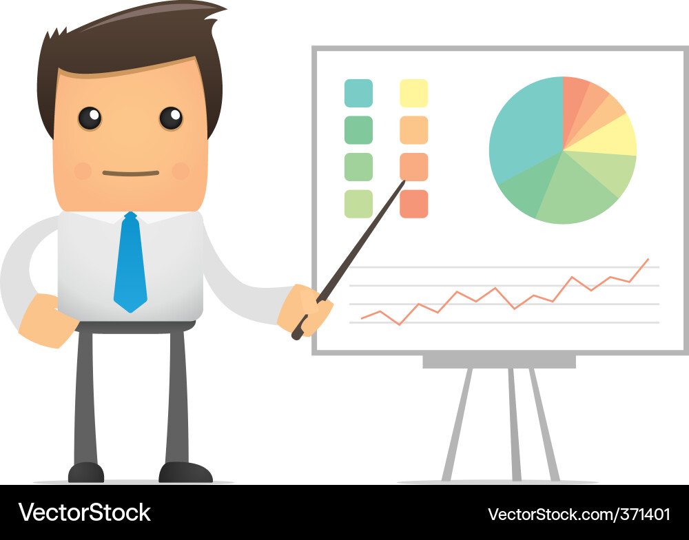 Cartoon manager Royalty Free Vector Image - VectorStock