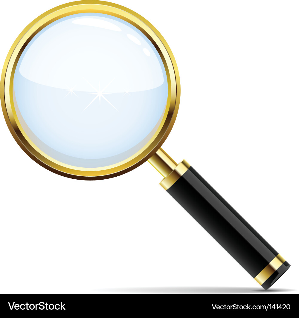 Magnifying Glass Icon Vector