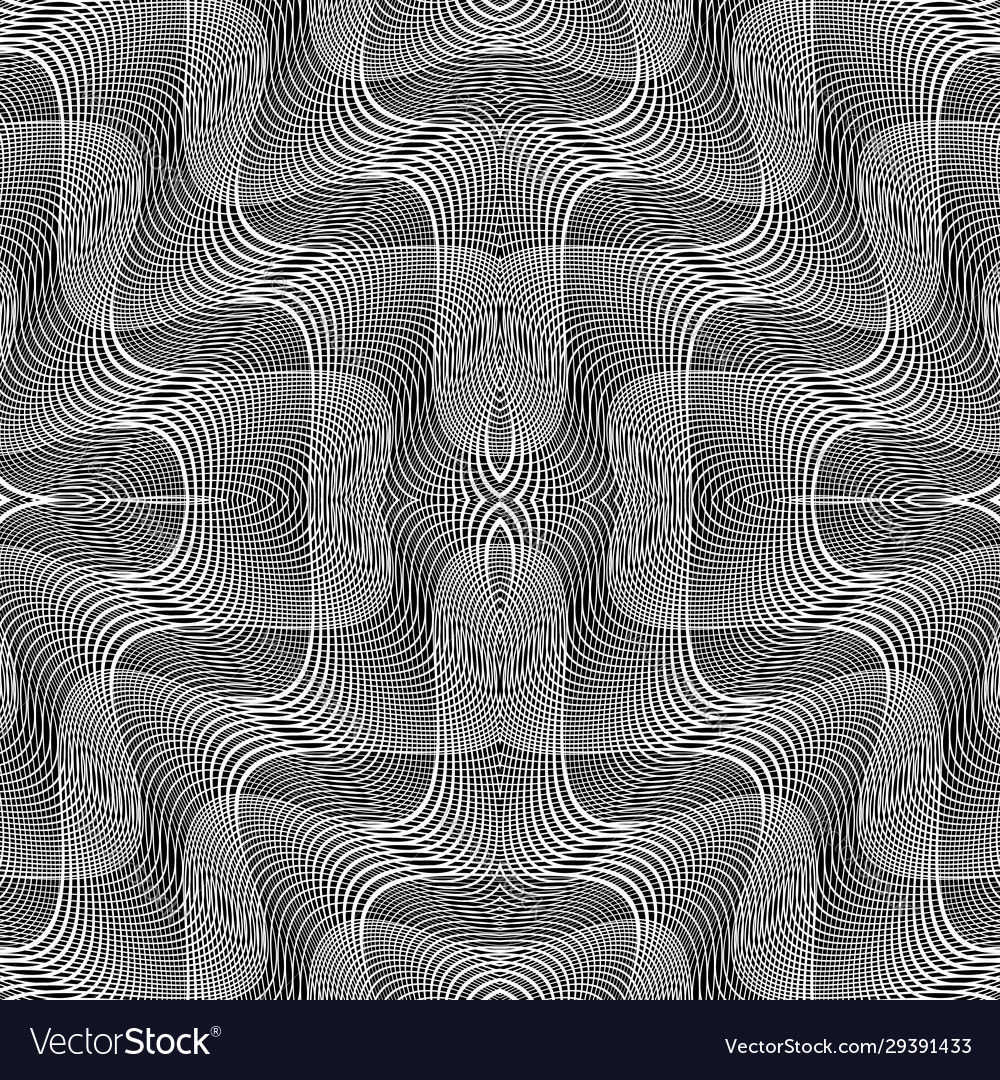 Design seamless monochrome decorative pattern Vector Image