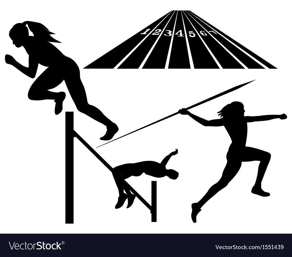 Track and field Royalty Free Vector Image - VectorStock Track and field Royalty Free Vector Image - VectorStock
