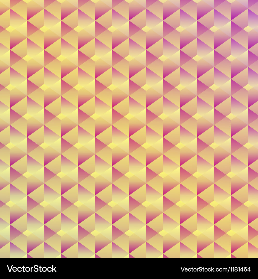 Abstract seamless geometric cubic background Vector Image