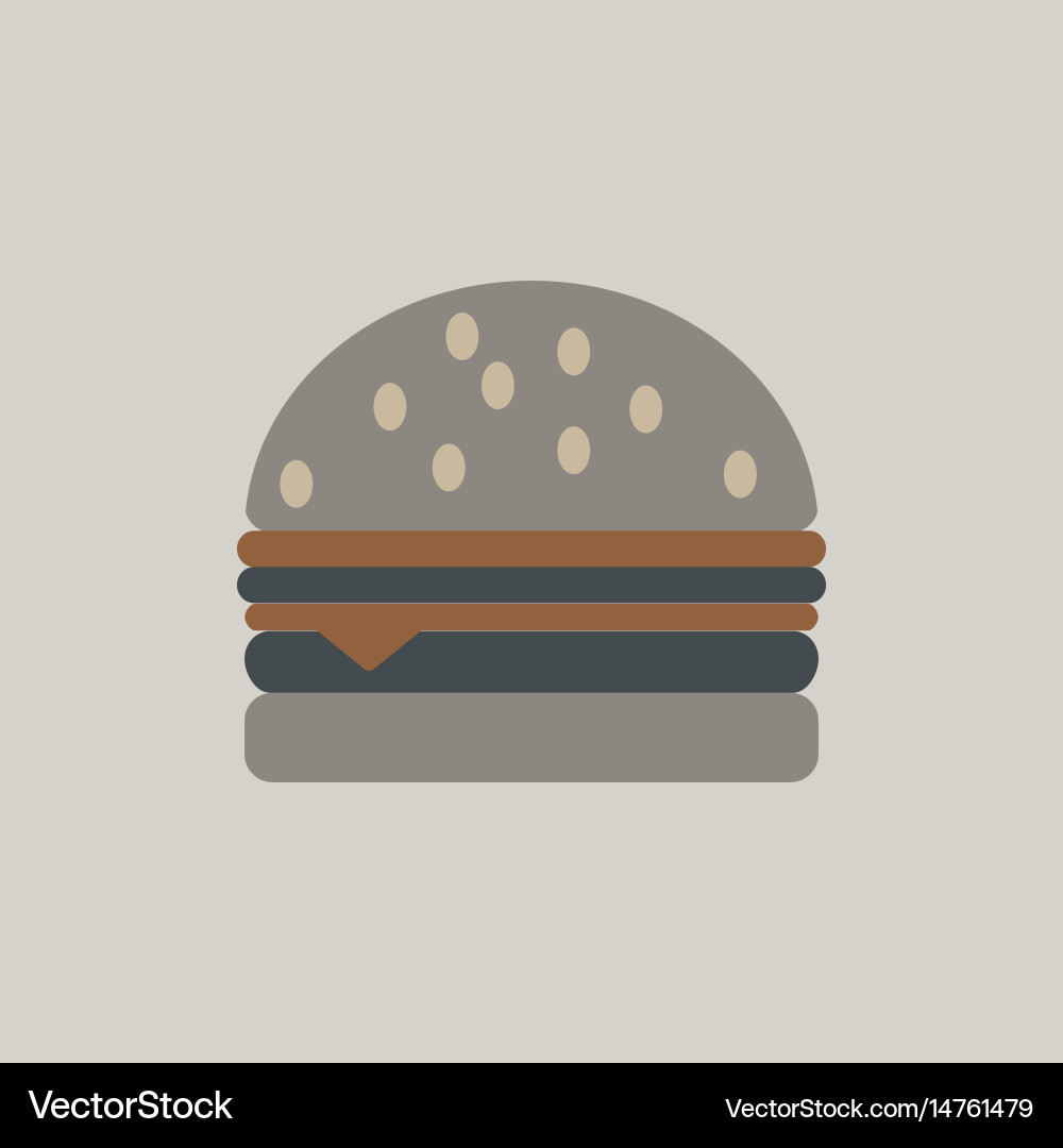 Hamburger icon burger Royalty Free Vector Image