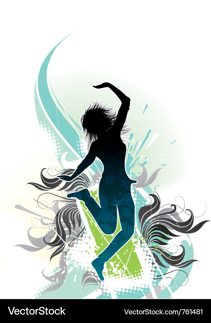 Girl in dreams Royalty Free Vector Image - VectorStock