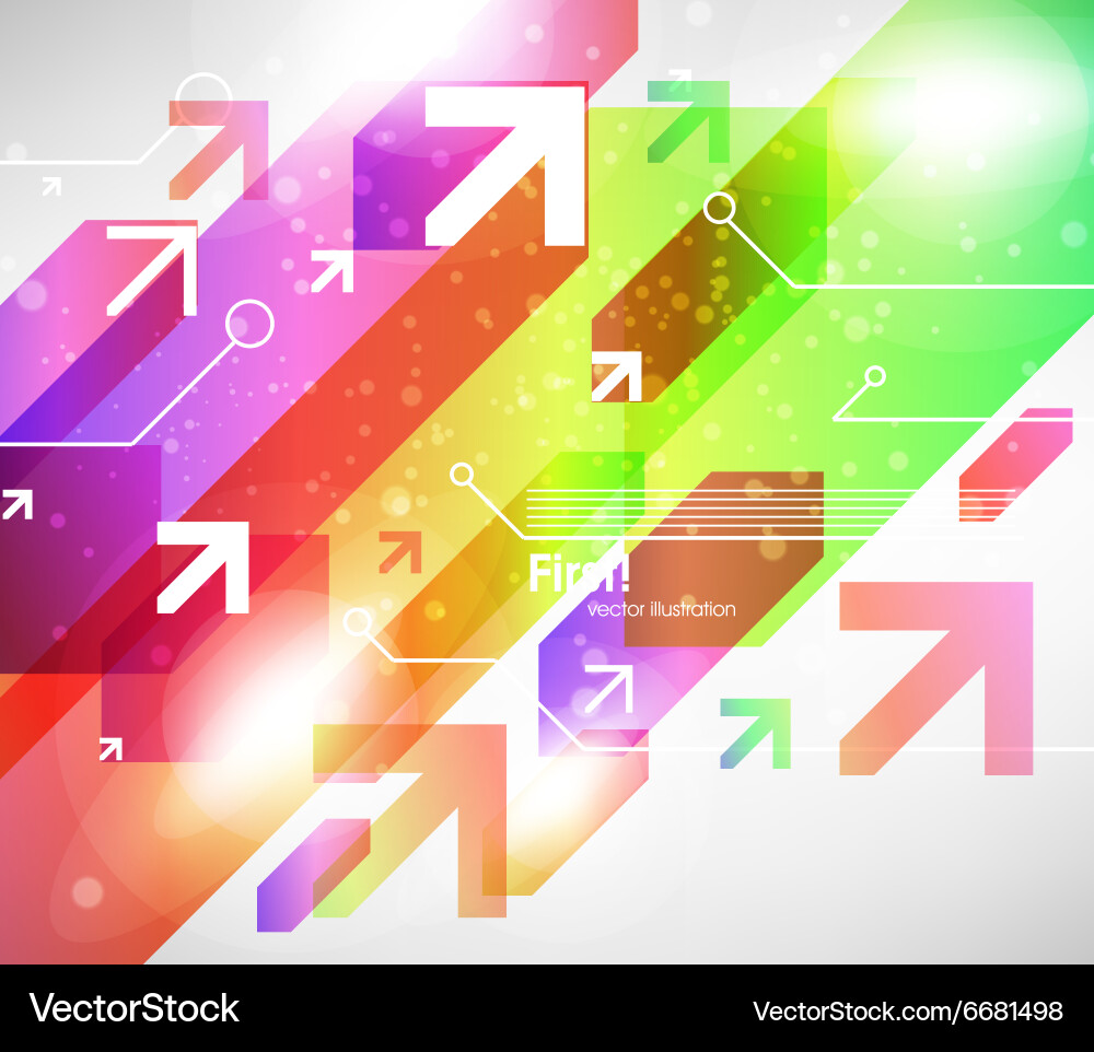 Bright abstract background Royalty Free Vector Image