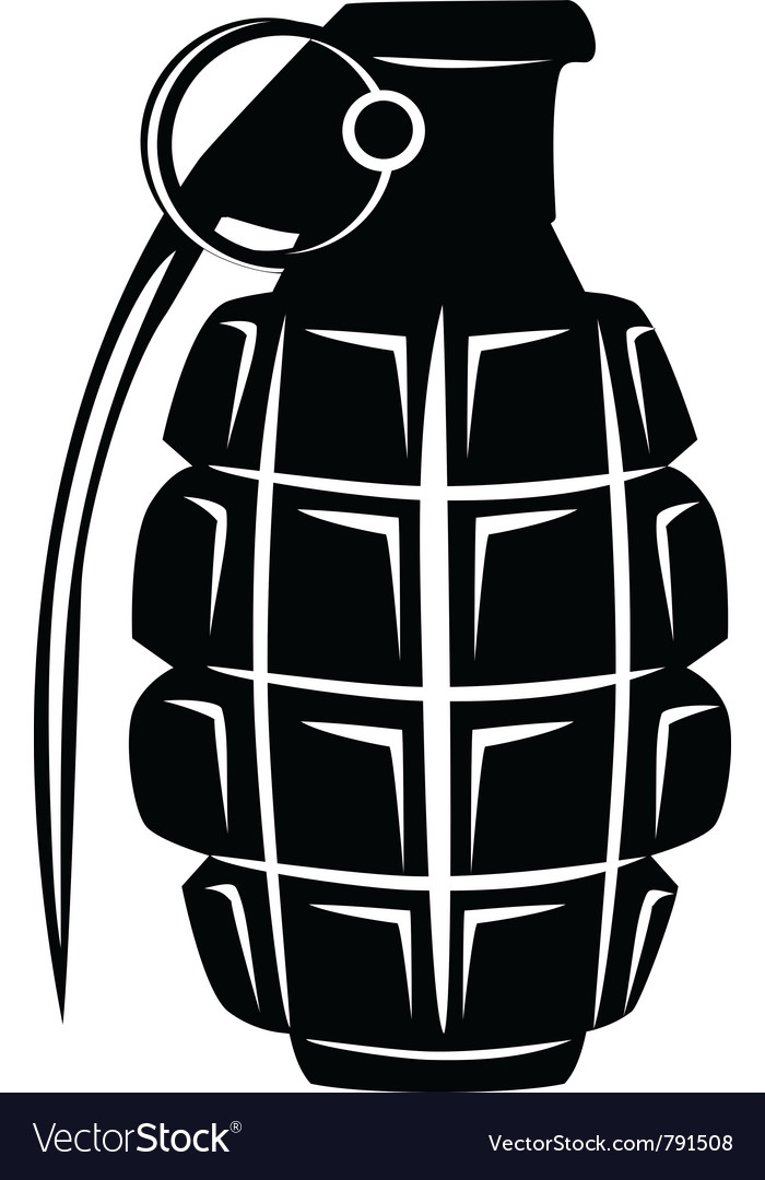 Grenade Royalty Free Vector Image - VectorStock