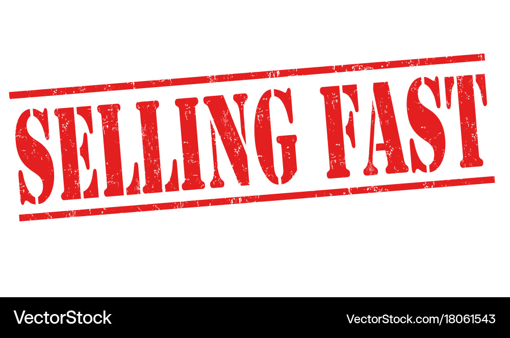 Selling fast sign or stamp Royalty Free Vector Image