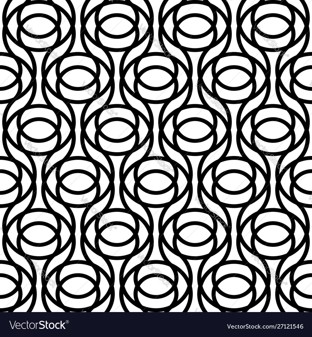 Design seamless monochrome decorative pattern Vector Image