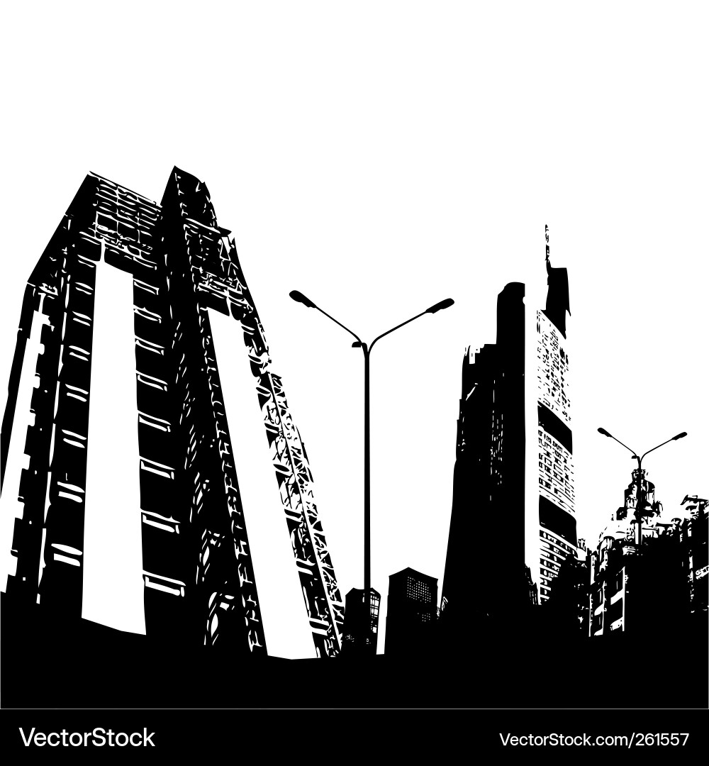 Urban city Royalty Free Vector Image - VectorStock