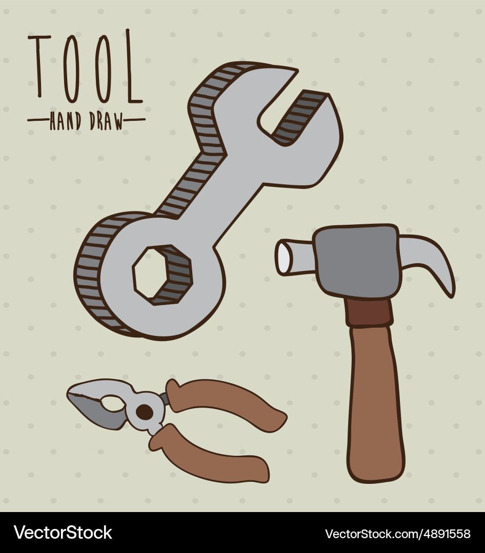 Tools design Royalty Free Vector Image - VectorStock