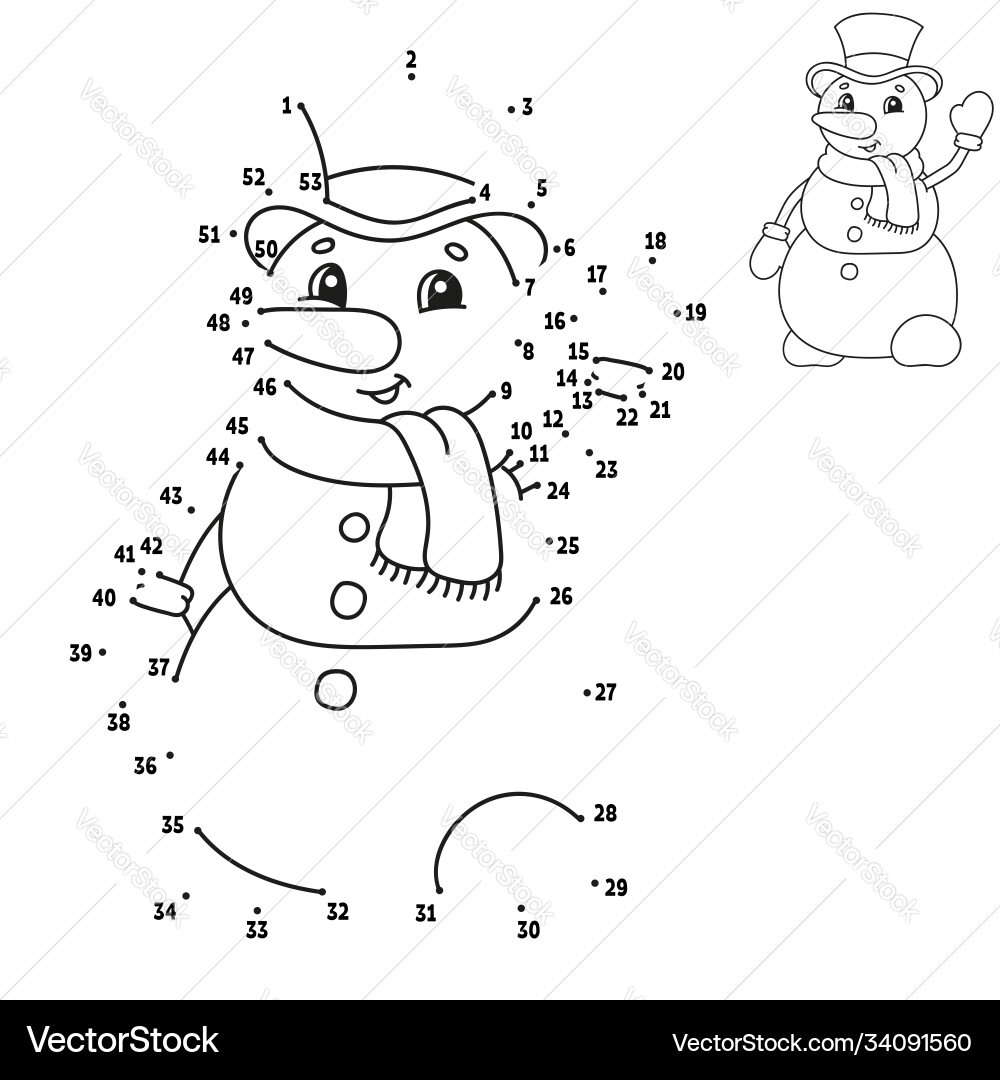 Dot to draw a line handwriting practice Royalty Free Vector