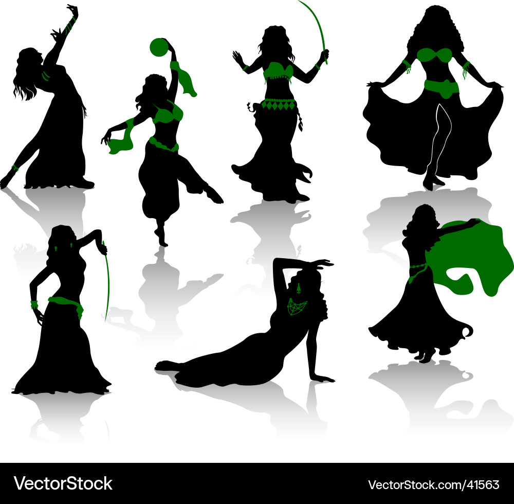 Belly dance Royalty Free Vector Image - VectorStock