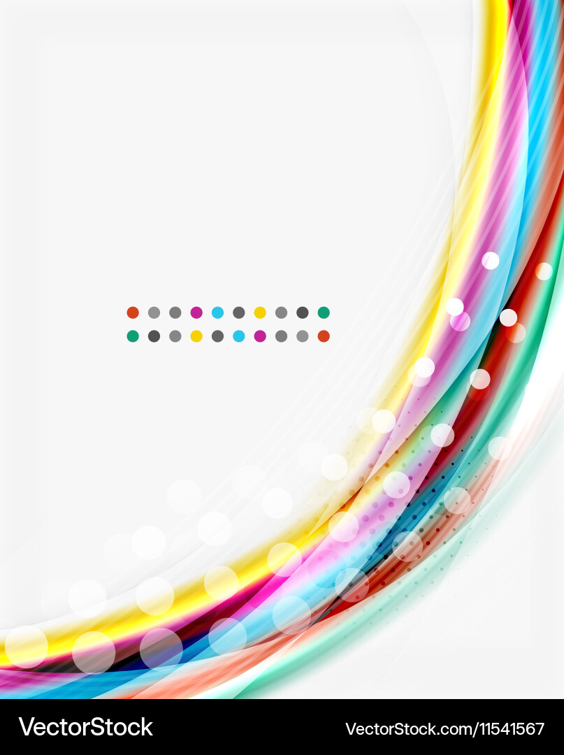 Translucent wave on white background Royalty Free Vector