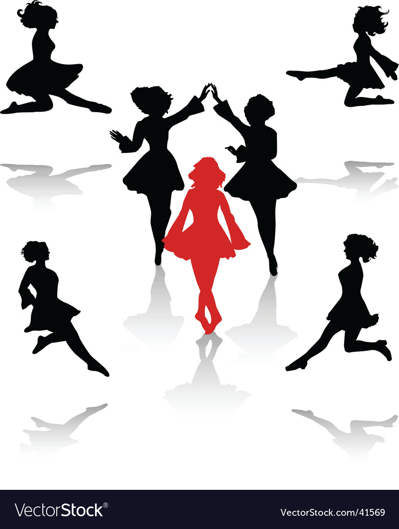 Irish dance Royalty Free Vector Image - VectorStock