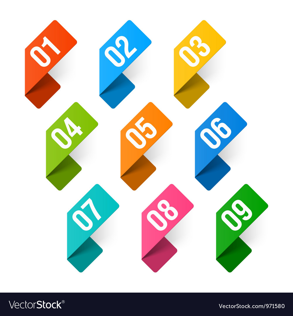 Numbers set Royalty Free Vector Image - VectorStock Numbers set Royalty Free Vector Image - VectorStock