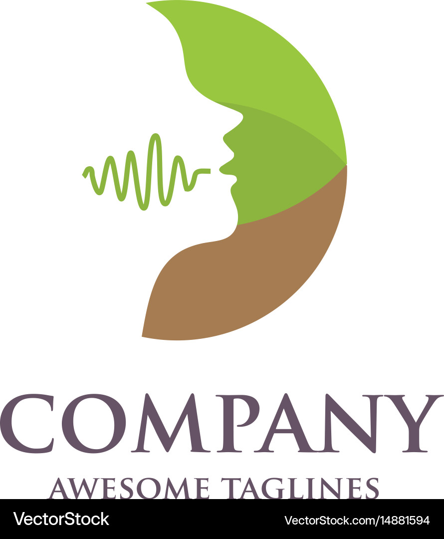 Speech therapy logo Royalty Free Vector Image - VectorStock