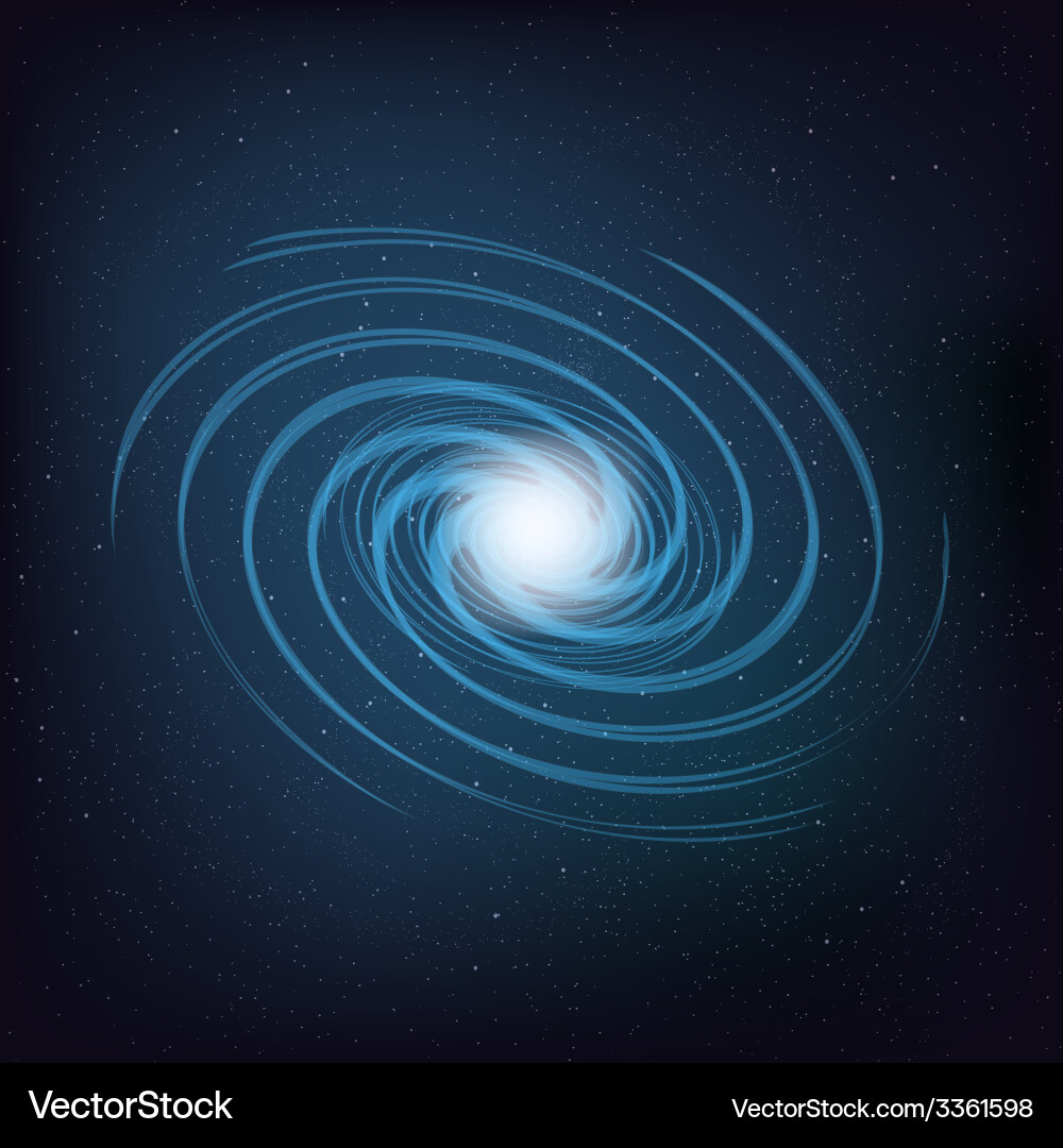 The Milky Way Royalty Free Vector Image - VectorStock