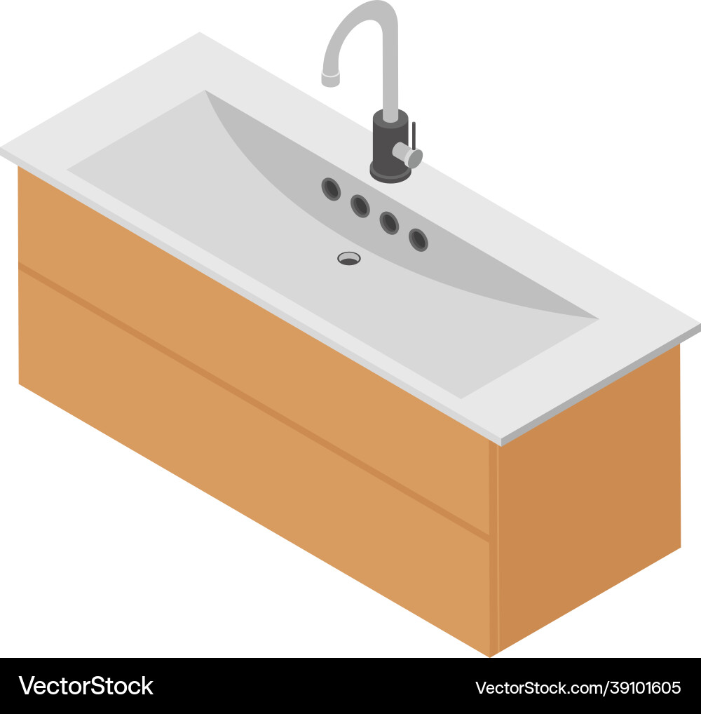 Kitchen faucet Royalty Free Vector Image - VectorStock