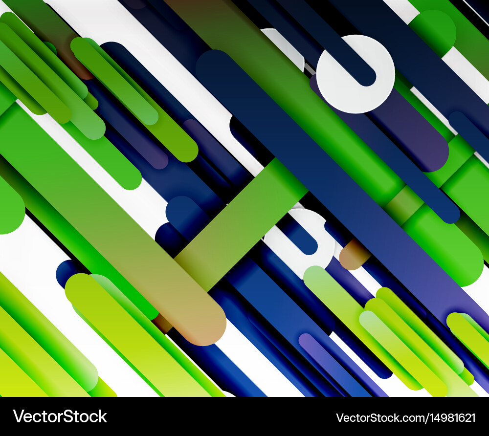 Cut 3d paper color straight lines abstract Vector Image