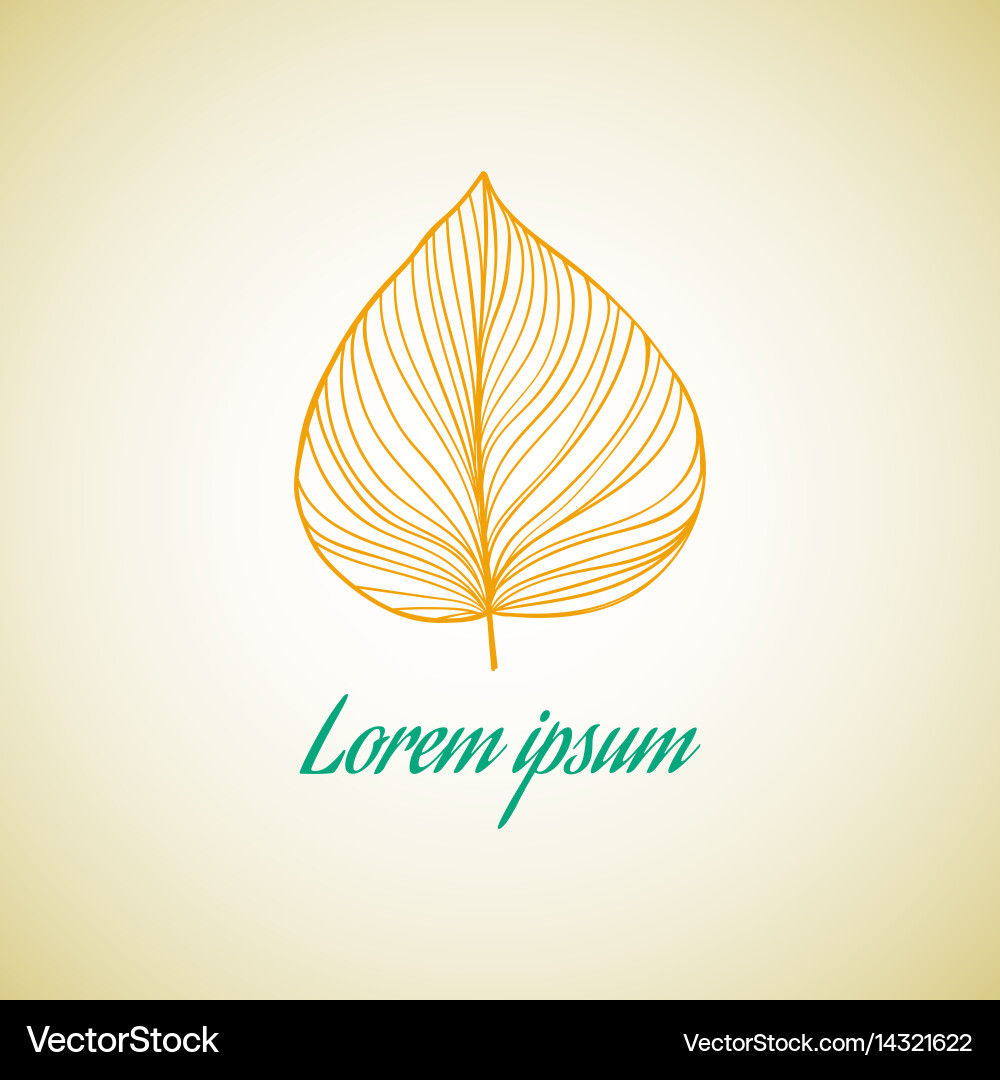 Leaf ideas design Royalty Free Vector Image - VectorStock