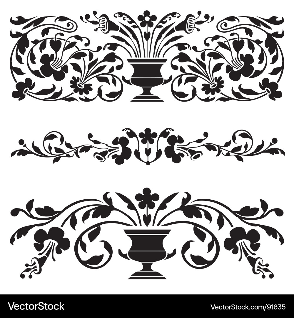 Antique ornaments Royalty Free Vector Image - VectorStock
